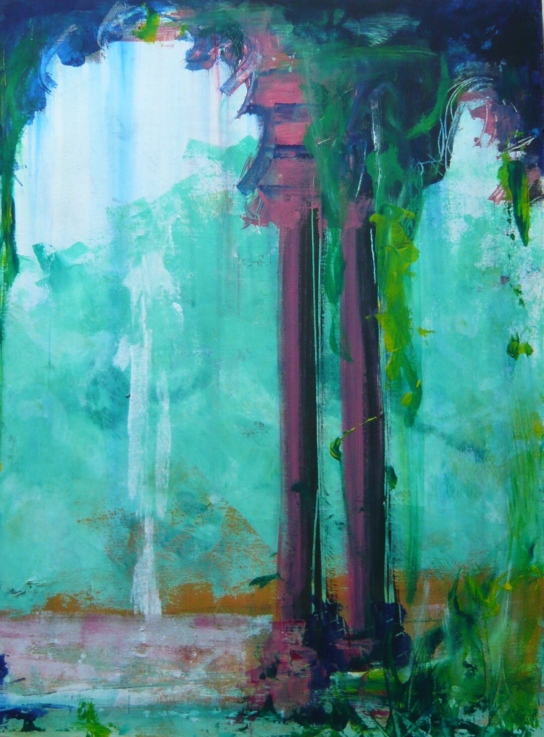 ORIGINAL 'monsoon' Acrylic Painting SALE PRICE - Etsy