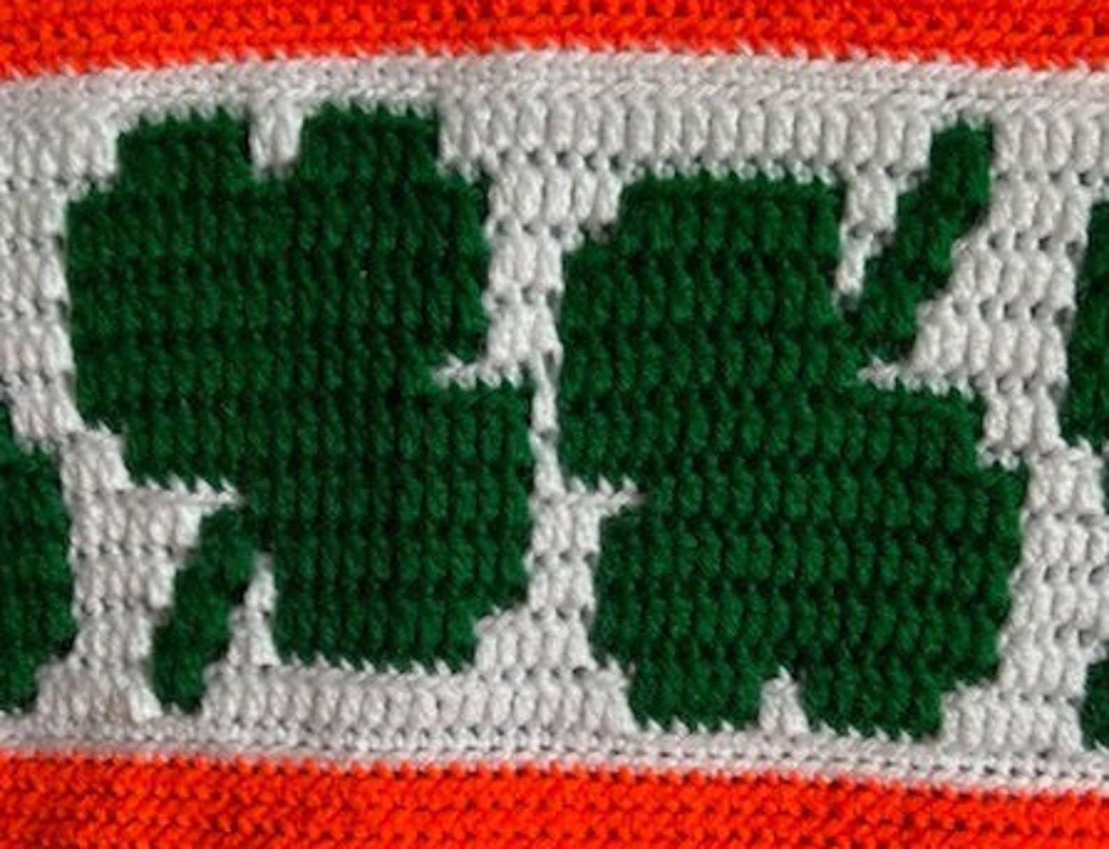 Alternating Shamrock Mosaic Overlay Crochet Pattern Digital Download ...