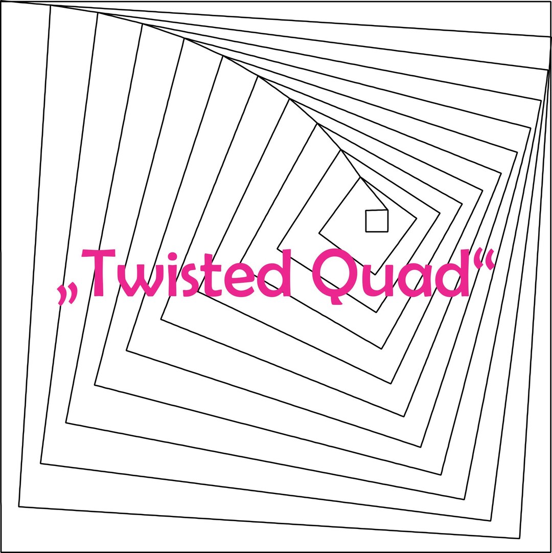 Twisted Quad Digital Quilting Pattern - Etsy