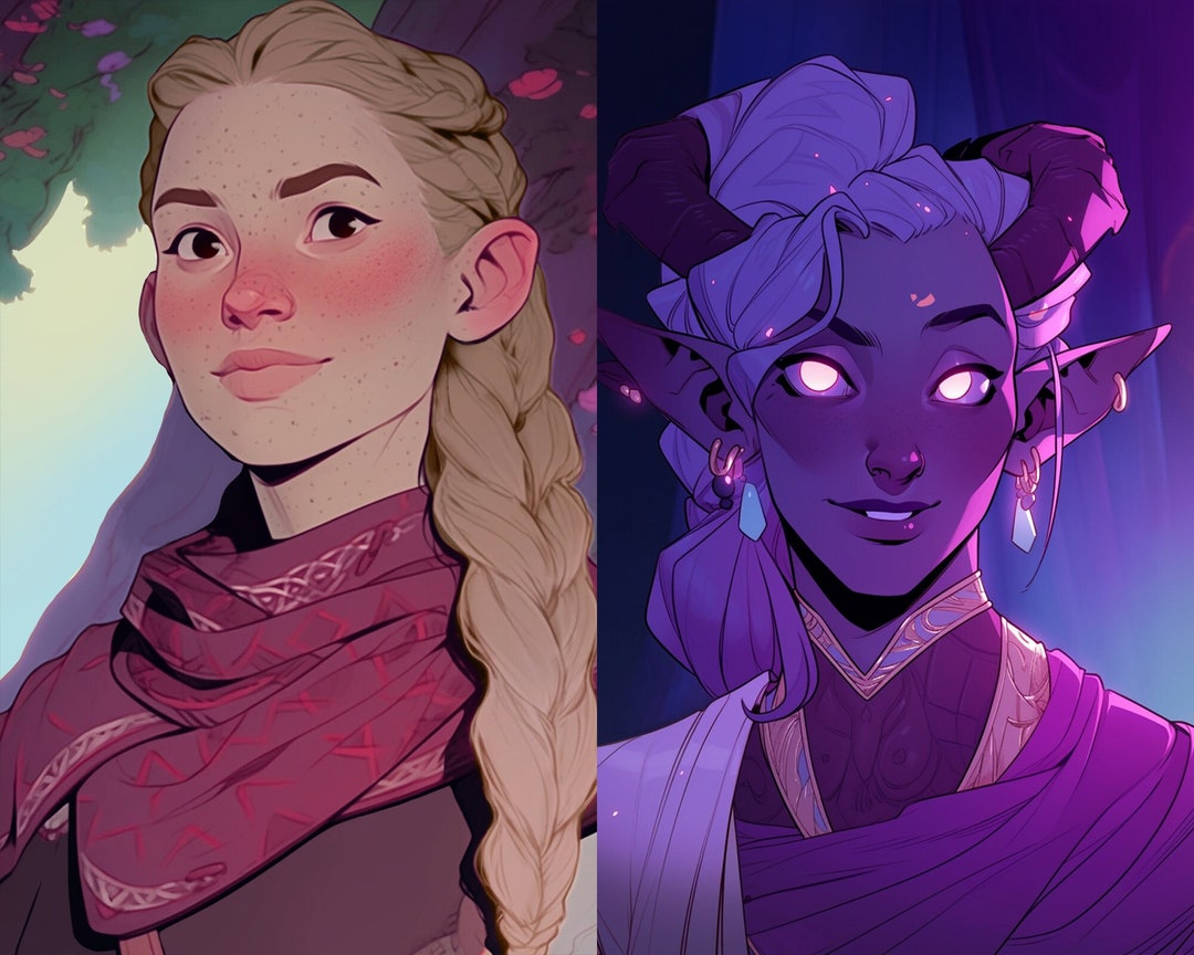 Character Design Art Commission D&D Character Art Portrait Custom OC ...