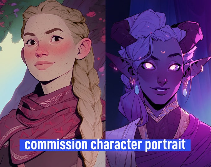 D&D Character Commission - Etsy