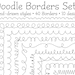 Cute Doodle Page Borders - 01 - Etsy