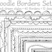 Cute Doodle Page Borders - 02 - Etsy