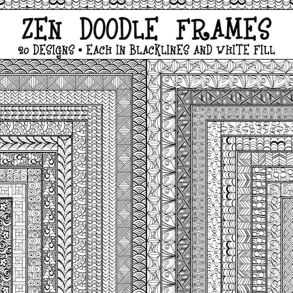 Zen Doodle - Etsy