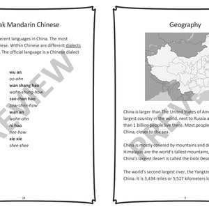 CHINA - A Study of China Booklet Nonfiction Country Study - Etsy