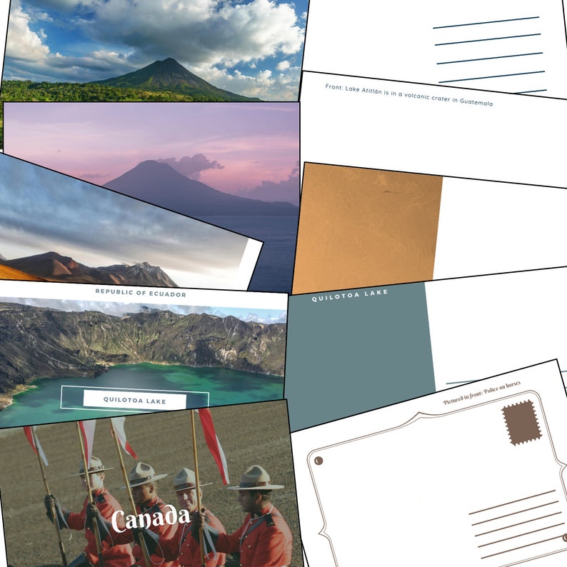 Postcards Around the World | Etsy