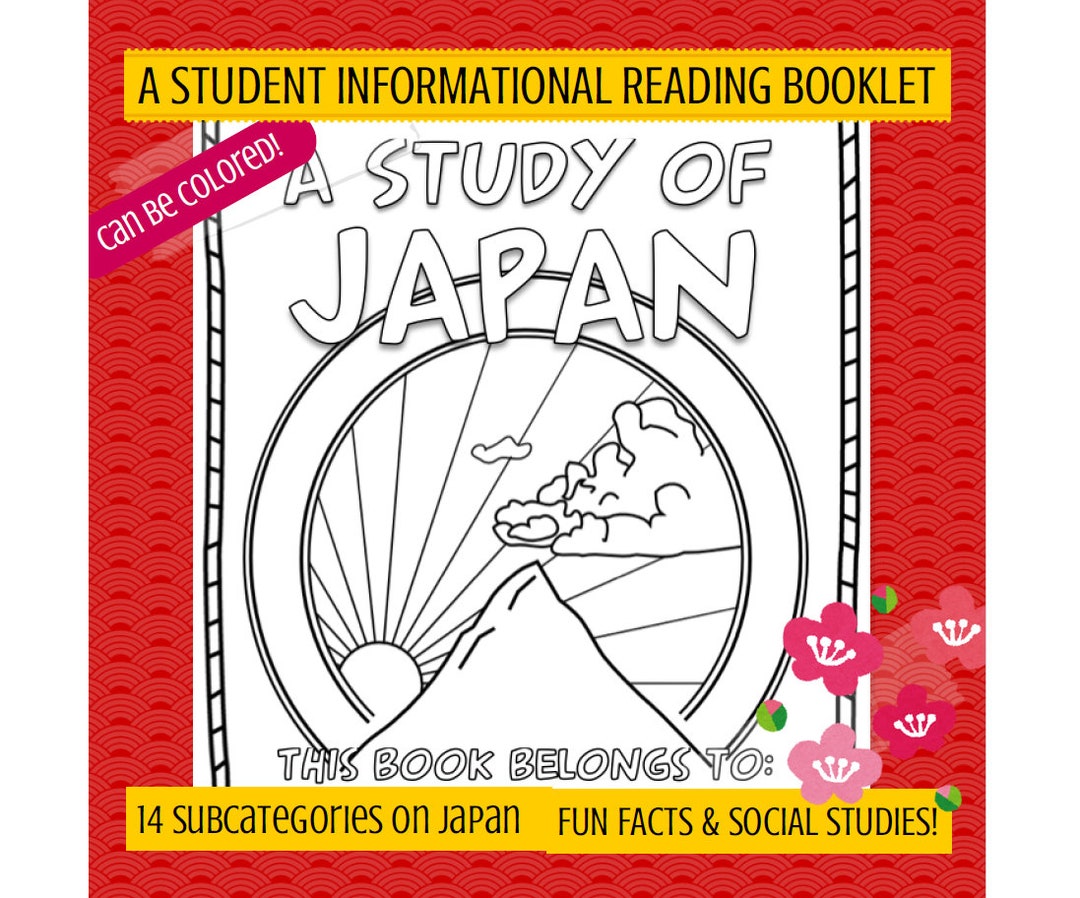 JAPAN - A Study of Japan Booklet Nonfiction Country Study - Etsy