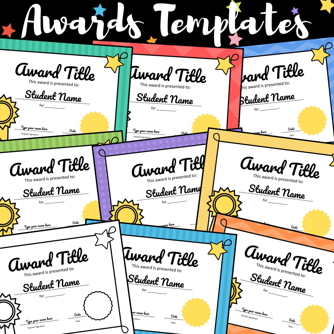 Certificate Awards Day Clip Art