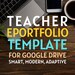 Teacher Portfolio Website Template - Etsy