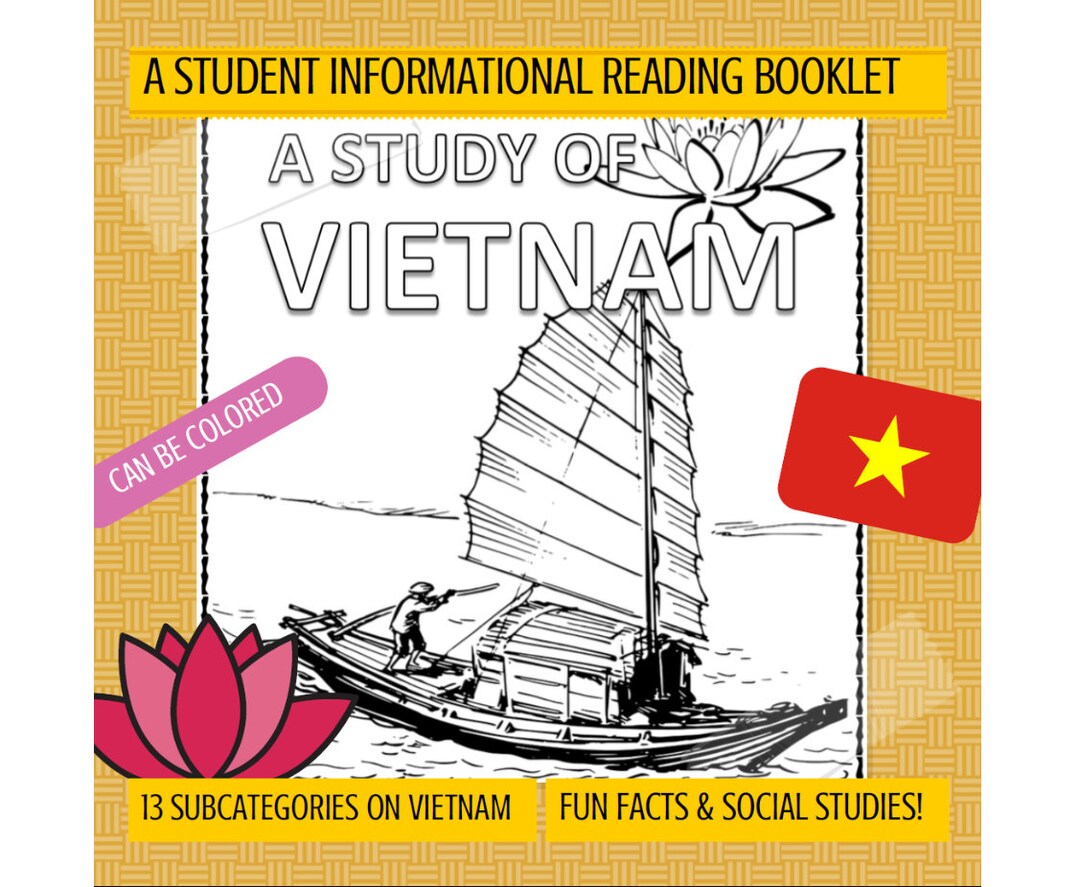 VIETNAM - A Study of Vietnam Booklet Nonfiction Country Study - Etsy