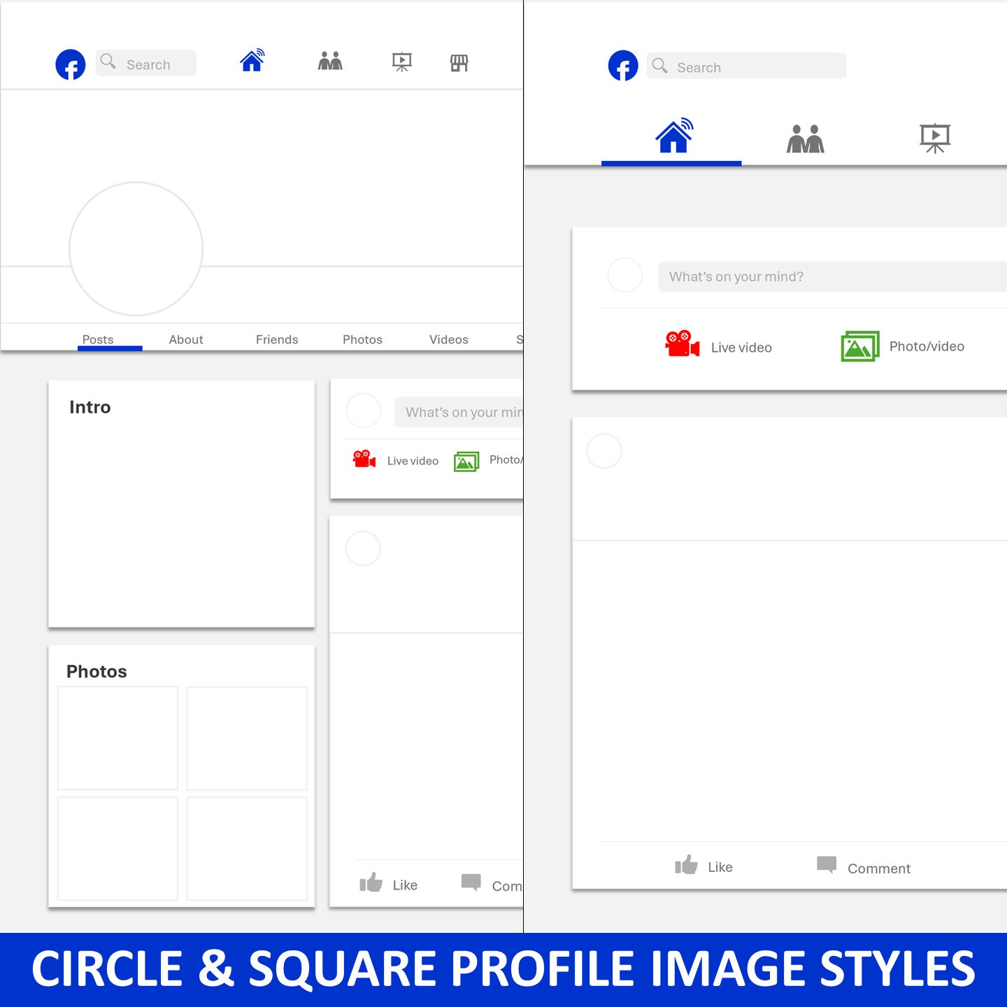 Facebook-inspired Character Study Profile Pages Template - Etsy