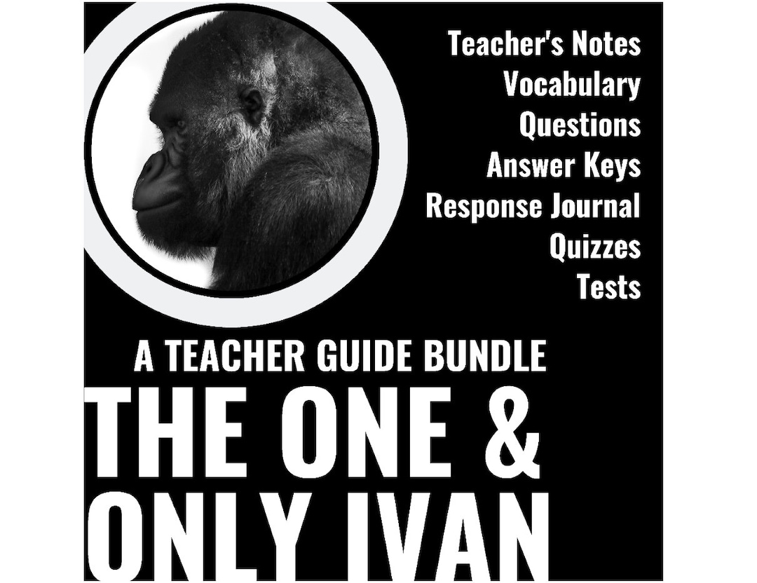 The One and Only Ivan Novel Study Bundle - Etsy