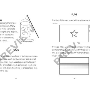 VIETNAM - Learn About Vietnam Booklet Nonfiction Country Study - Etsy