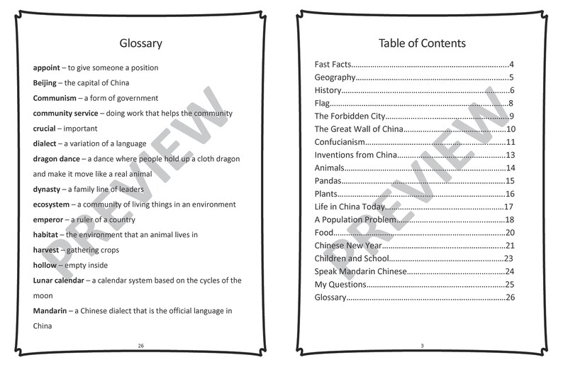 CHINA - A Study of China Booklet Nonfiction Country Study - Etsy