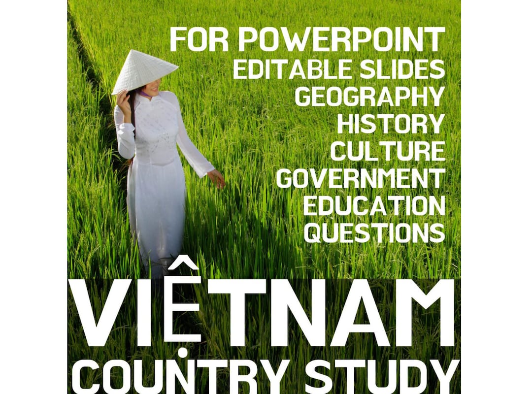 Vietnam A Country Study Powerpoint Presentation - Etsy