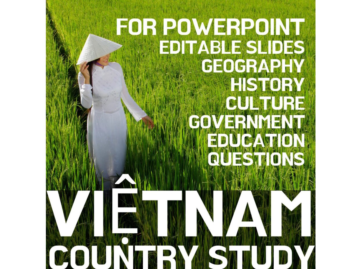 Vietnam A Country Study Powerpoint Presentation - Etsy