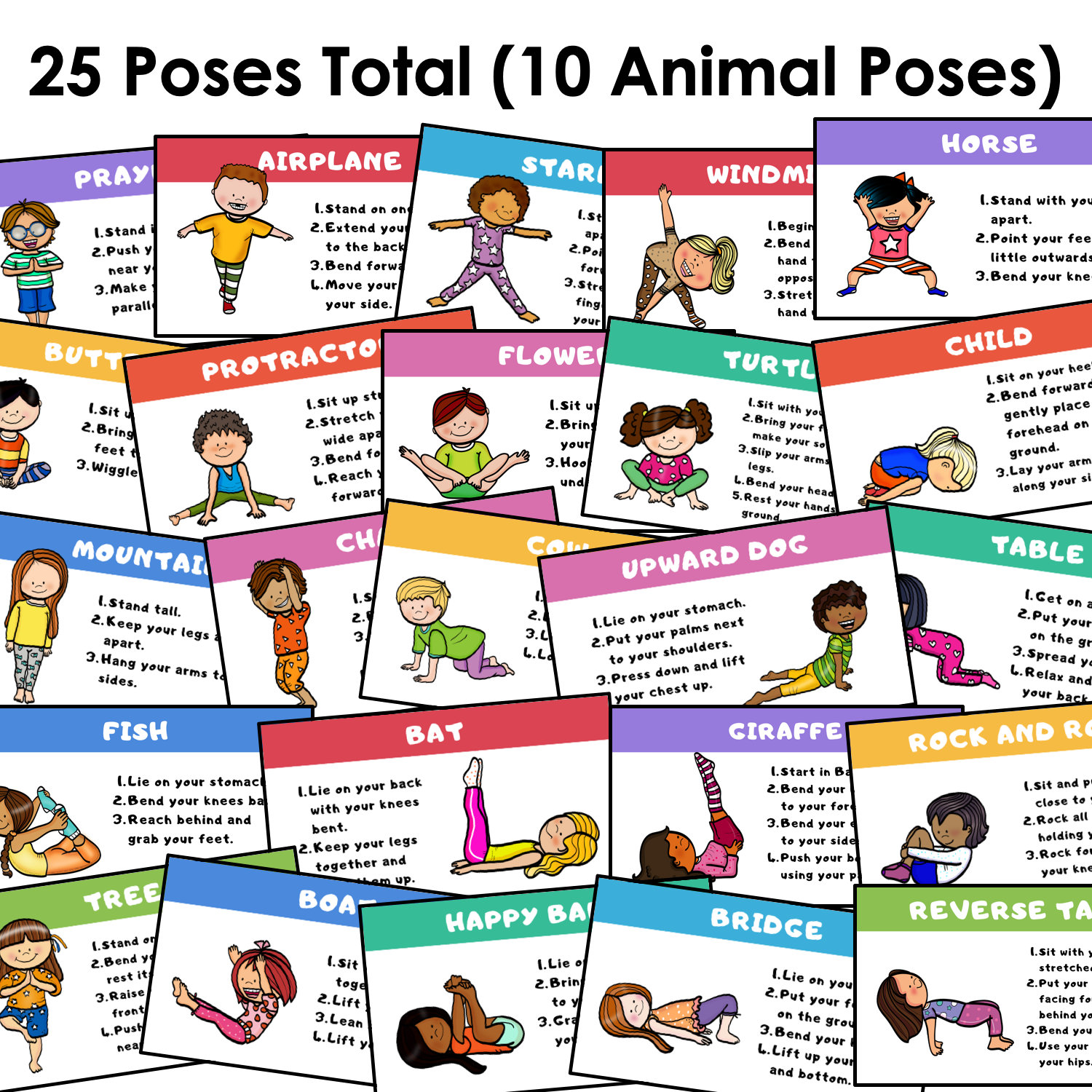 Yoga for Kids Powerpoint Presentation - Etsy
