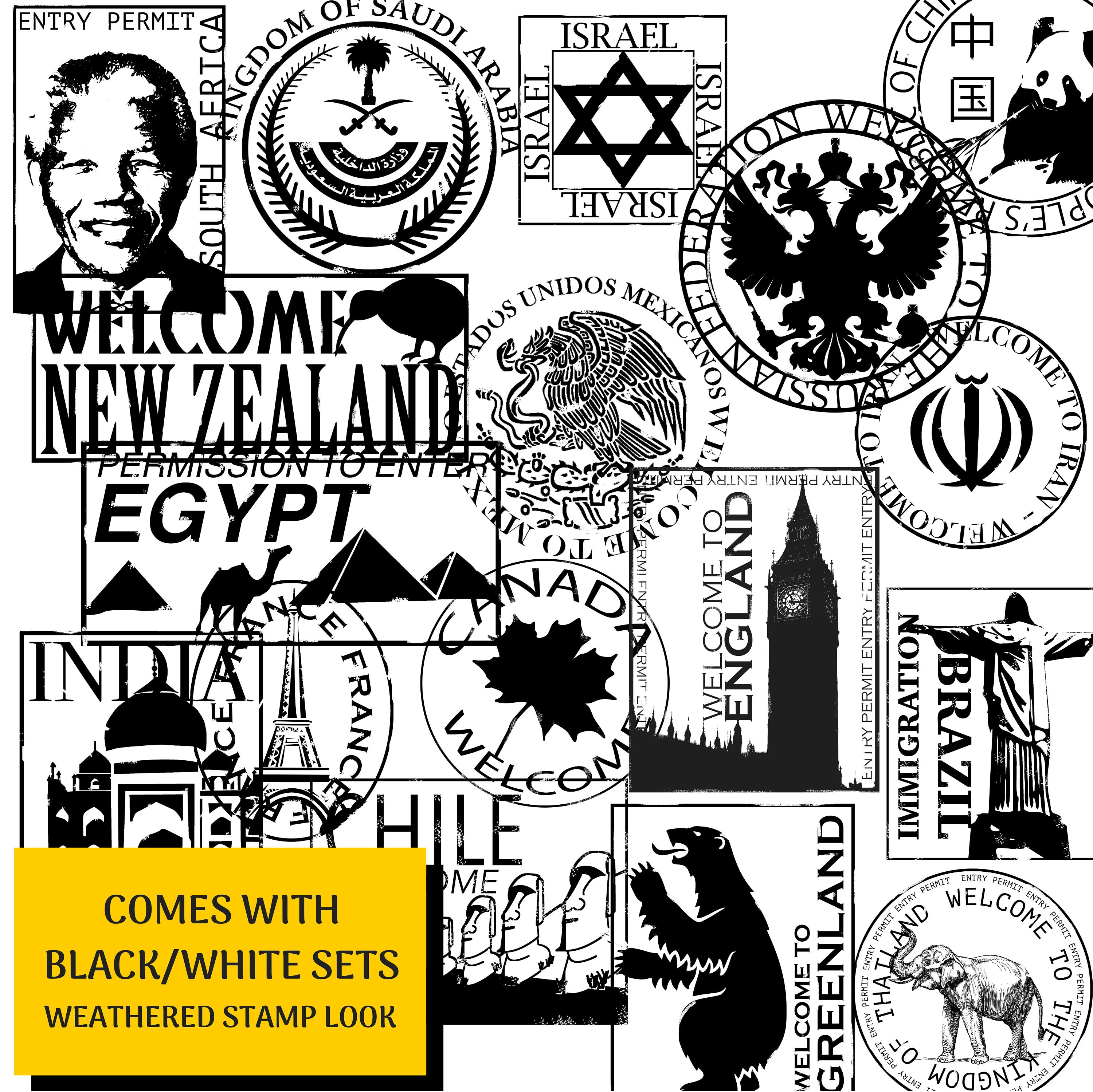 Passport Stamps Of The World