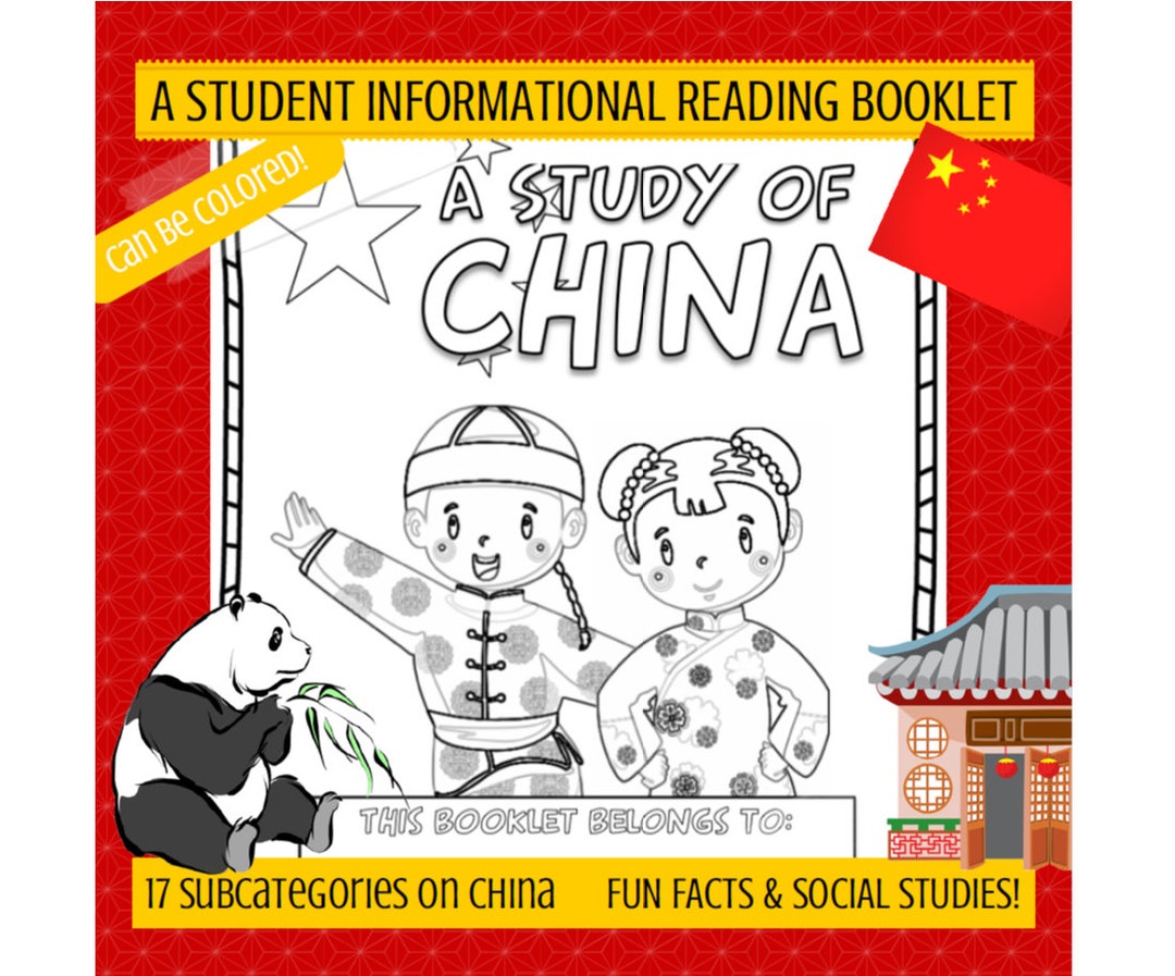 CHINA - A Study of China Booklet Nonfiction Country Study - Etsy