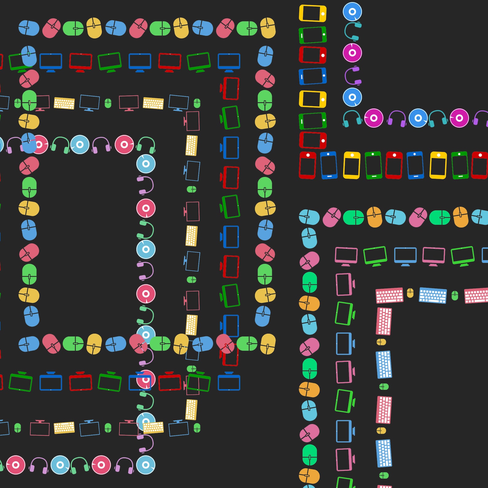 Technology Theme Borders, Frames, Clip Art - Etsy