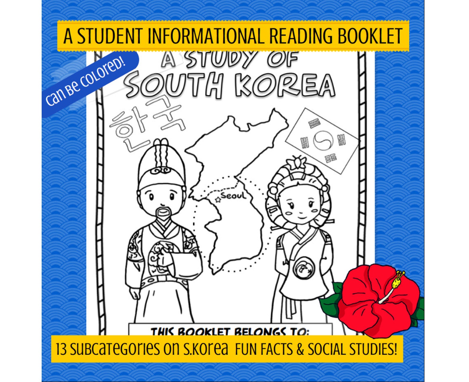 KOREA - A Study of South Korea Booklet Nonfiction Country Study - Etsy