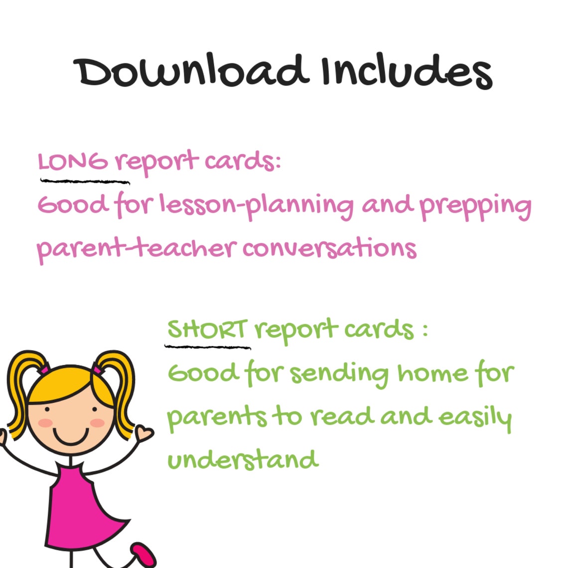 Kindergarten Report Cards Aligned to Common Core Standards - Etsy