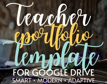 Teacher Portfolio Website Template - Etsy