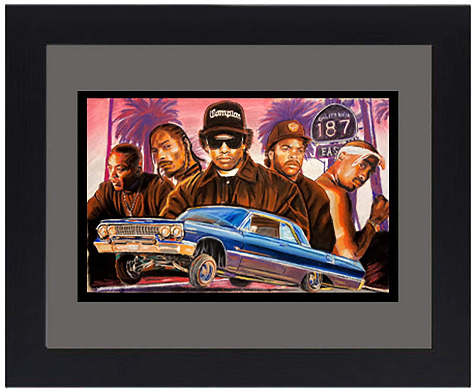 West Coast Rappers Poster