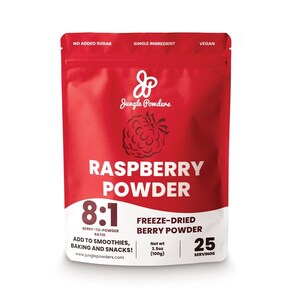 Jungle Powders Freeze Dried Raspberry Powder 3.5oz / 100g | 100% ...