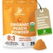 Jungle Powders Organic Peach Powder 5oz Bag/141g, Freeze-dried Peaches ...