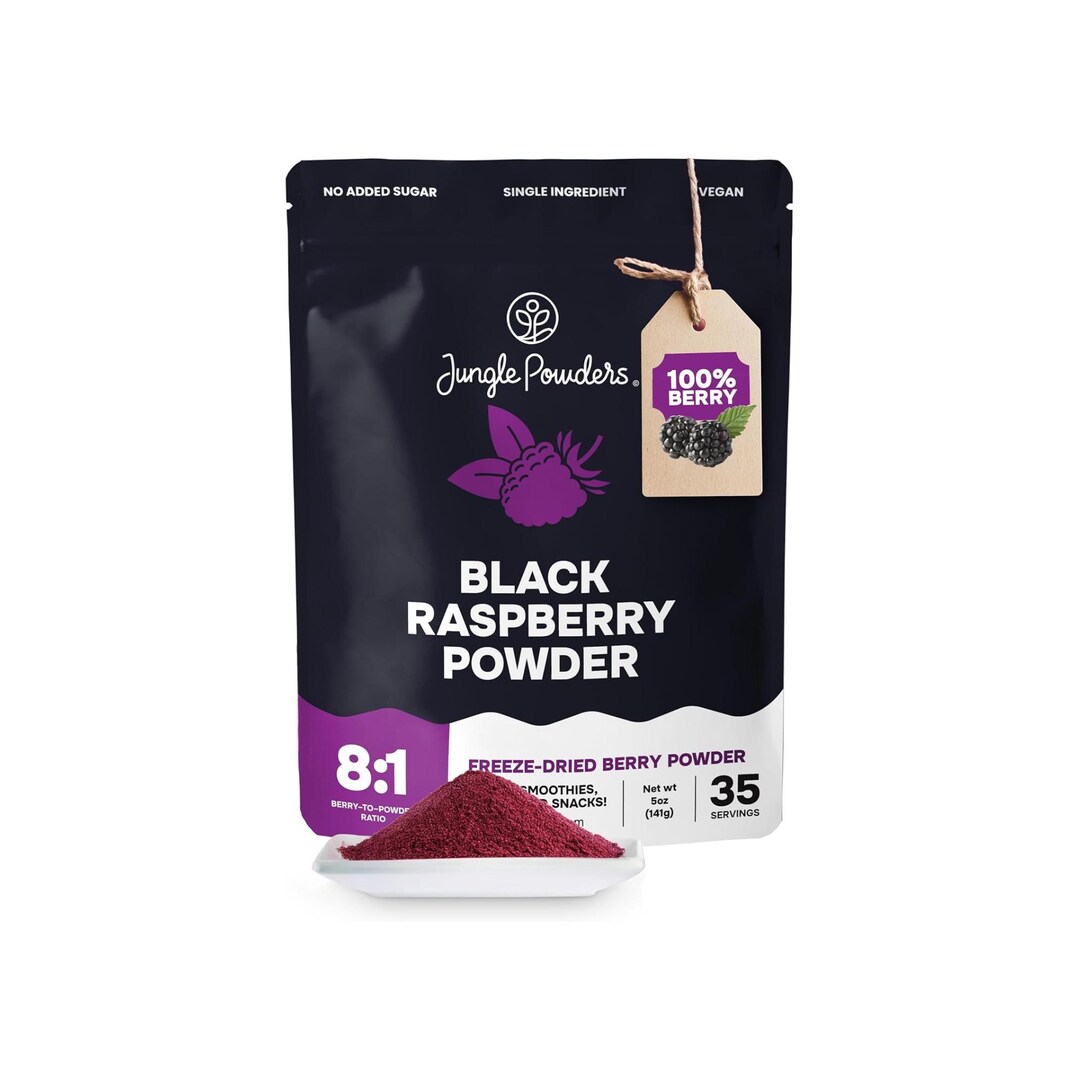 Jungle Powders Black Raspberry Powder 5oz / 141g | Freeze-dried ...