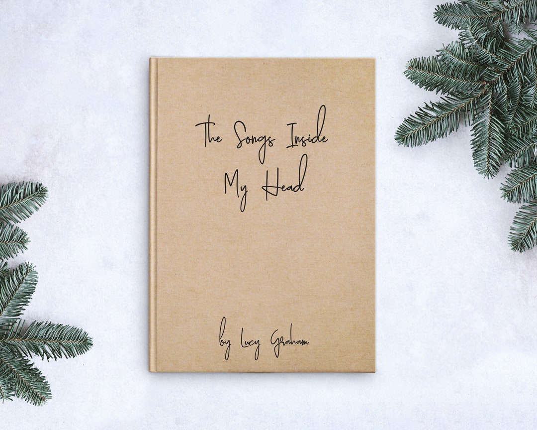 Personalized Songwriting Journal Custom Song Writing Diary Songwriters ...