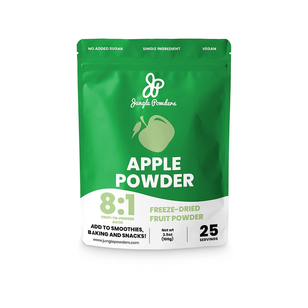 Jungle Powders Freeze Dried Apple Powder 3.5oz Natural - Etsy