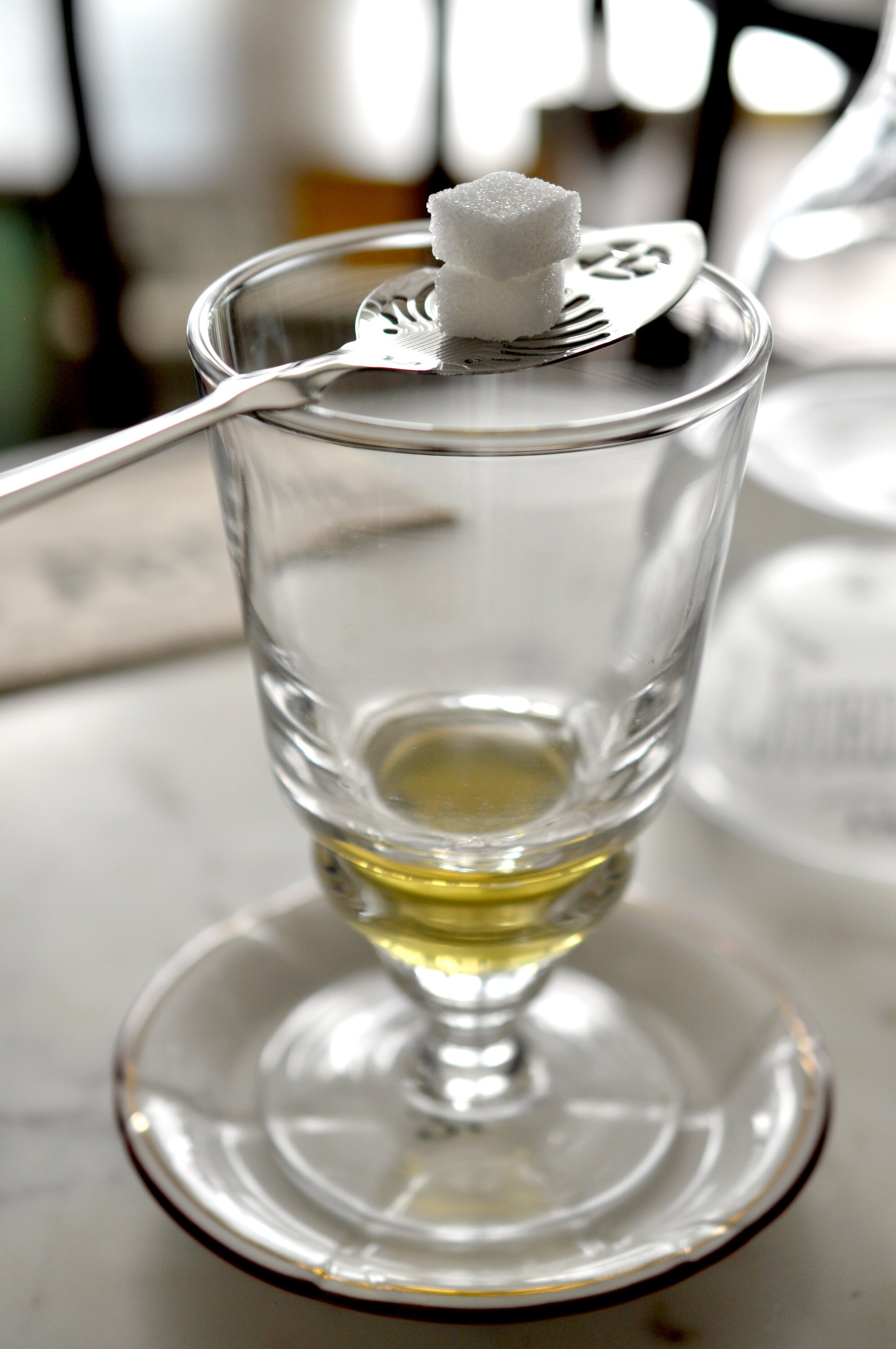 Pontarlier Absinthe Glasses Uncut Set of 2 | Etsy