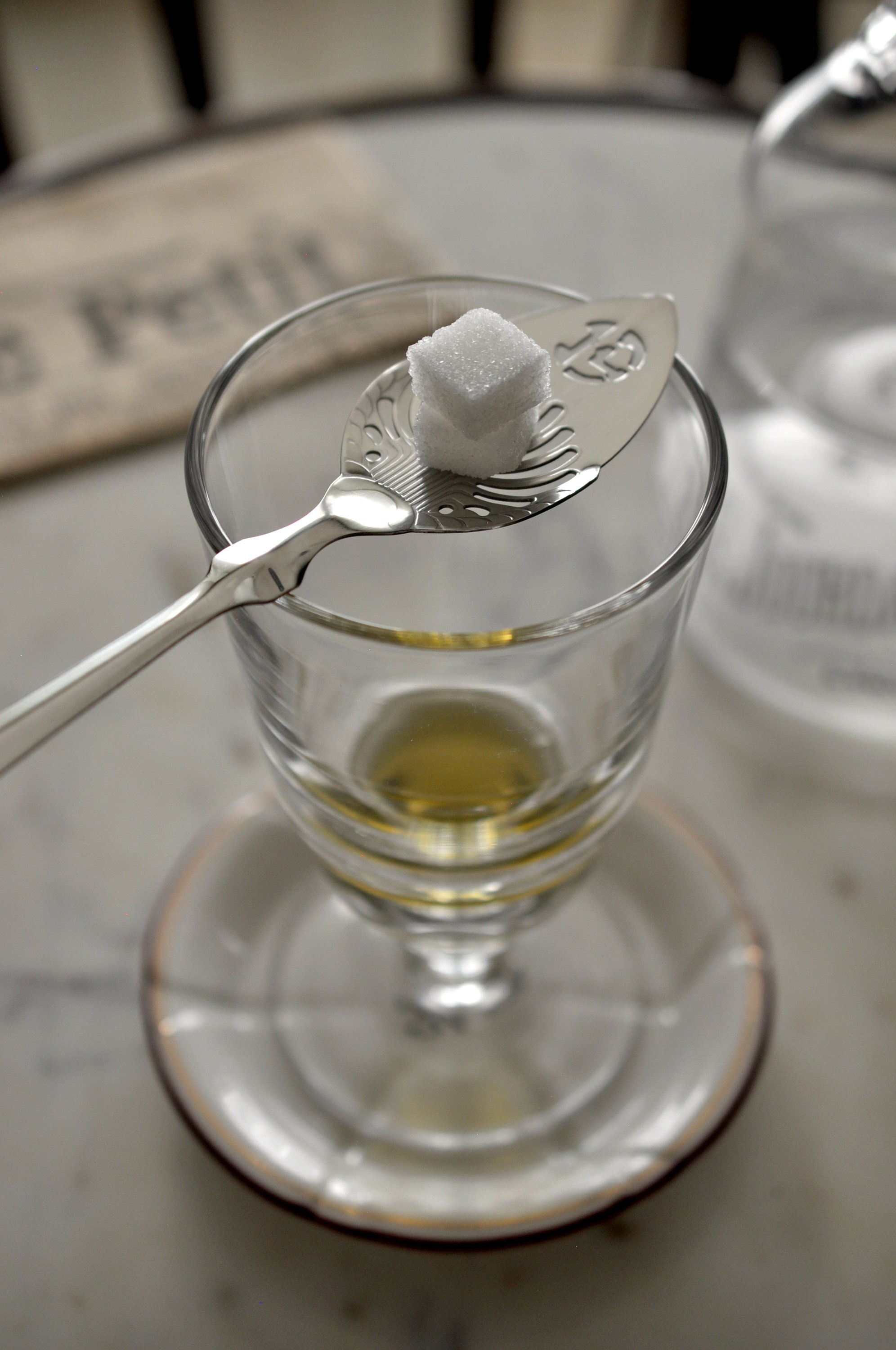 Pontarlier Absinthe Glasses Uncut Set of 2 | Etsy