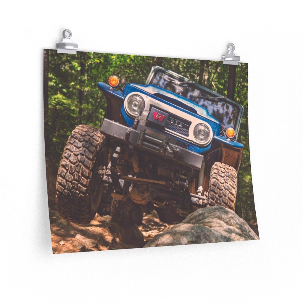 Land Cruiser FJ40 Artwork Wall Poster Art Reefmonkey Artist - Etsy