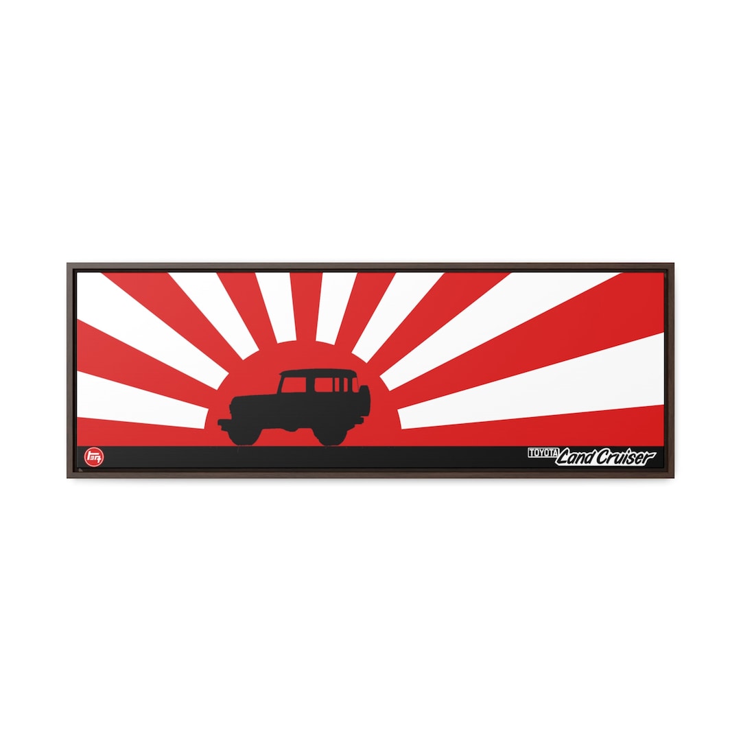 FJ40 Land Cruiser Silhouette Canvas Art, Office Decor, Garage Wall Art ...