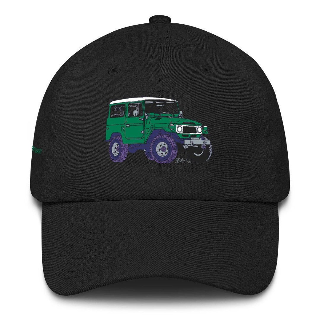 FJ40 Land Cruiser Hat Embroidered Baseball Cap Hat - Reefmonkey Artist ...