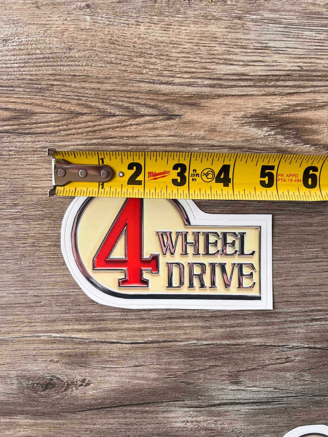 4 Wheel Drive FJ40 Decal, Waterproof UV Sticker, Land Cruiser Gift ...