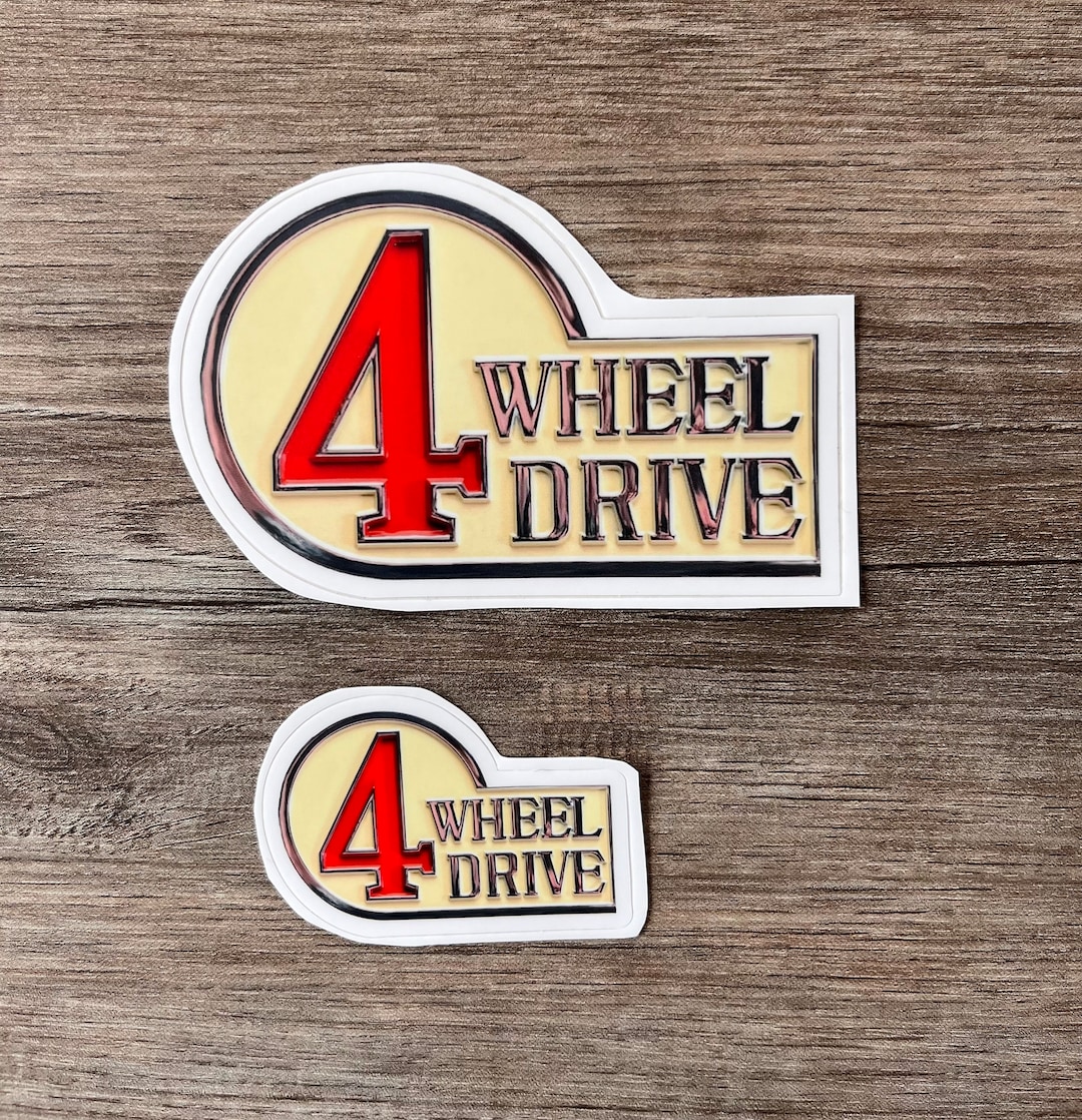 4 Wheel Drive Decal, FJ40 Sticker, Land Cruiser Gift, 4WD Sticker ...