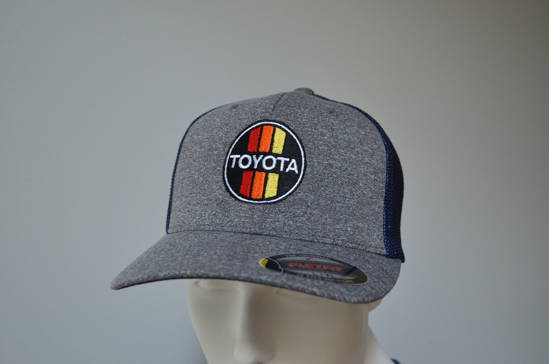 3 Stripe Hat TEQ Logo Hat, Fitted Premium Hat, Flexfit Melange Mesh ...