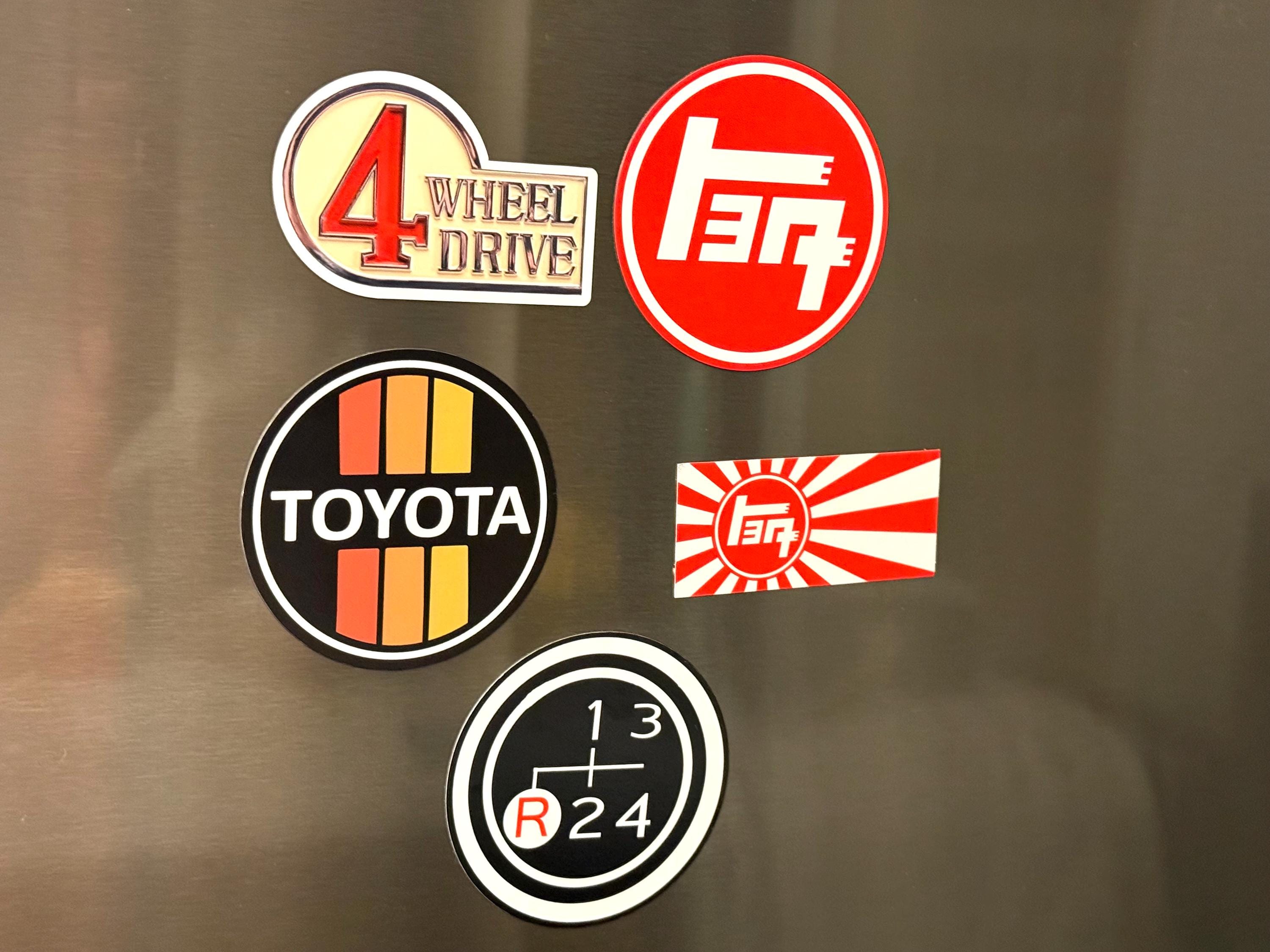 TEQ Toyota 4 Wheel Drive FJ40 Land Cruiser Magnet Set - 5 Pack - Etsy