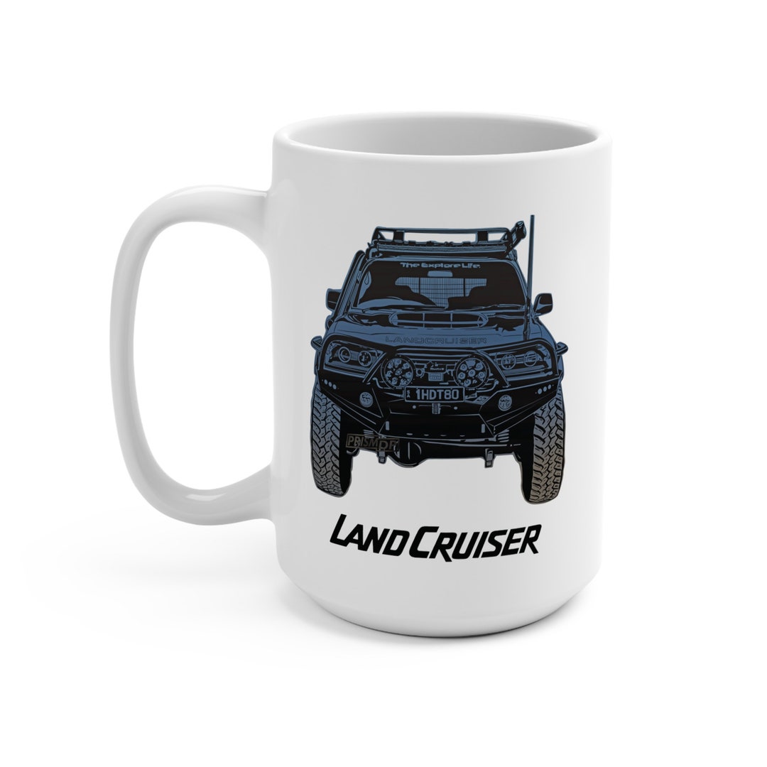 80 Series Land Cruiser FJ80 Ceramic Coffee Mug, Land Cruiser Gift, Gift ...