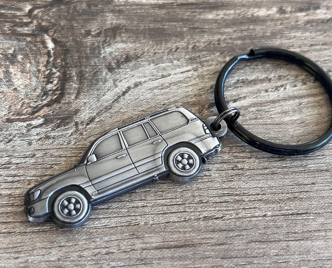 100 Series Land Cruiser Key Chain, LX470 Key Chain, Metal Keychain, 100 ...