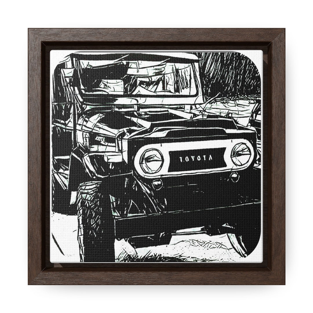 Wall Art for Office Land Cruiser FJ40 Artwork, Land Cruiser Canvas Art ...