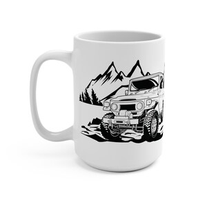 FJ40 Land Cruiser Mountains Are Calling Coffee Mug, FJ40 Gift ...