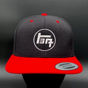 TEQ Toyota Logo Embroidered Flat Brim Snapback Yoopong Hat - Reefmonkey ...