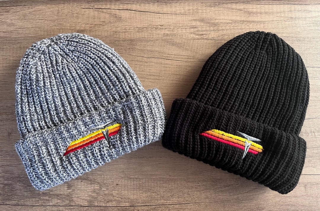 Ivan T Toyota Chunky Embroidered Knit Beanie Toboggan Winter Hat - Etsy