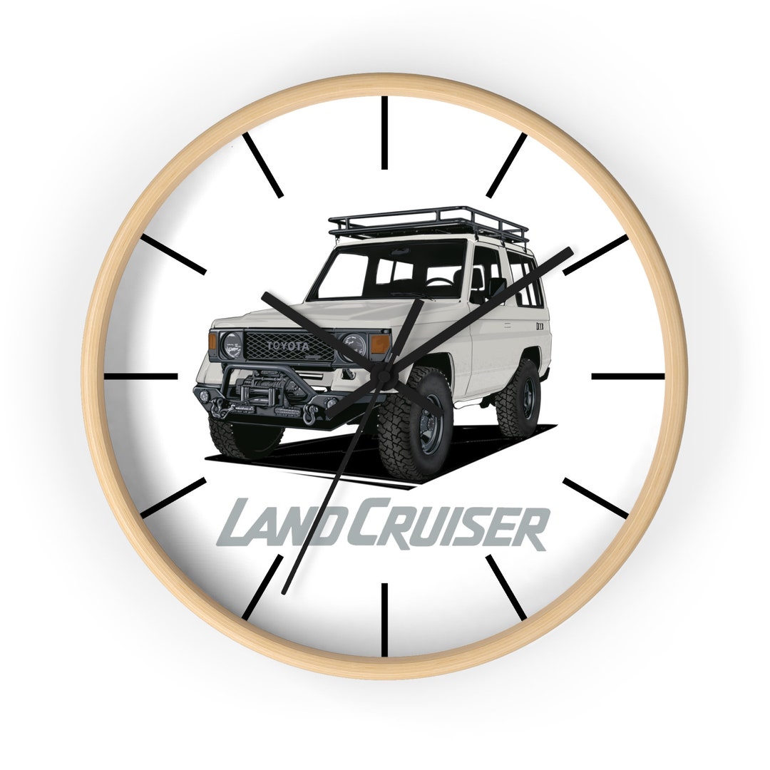 70 Series Land Cruiser Wall Clock: Garage Clock - Reefmonkey Artist ...