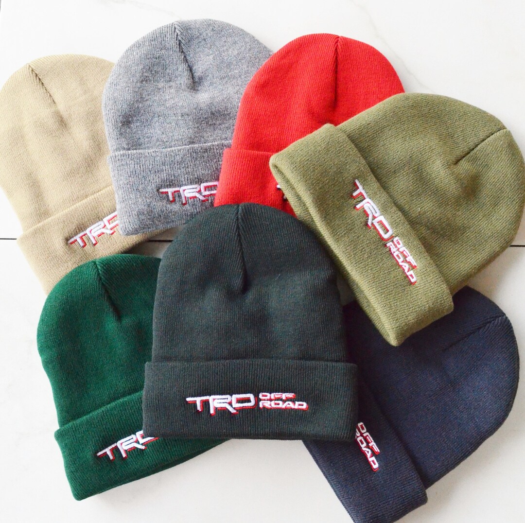 TRD off Road Beanie, TRD off Road Toboggan, Embroidered Knit Beanie, 4 ...